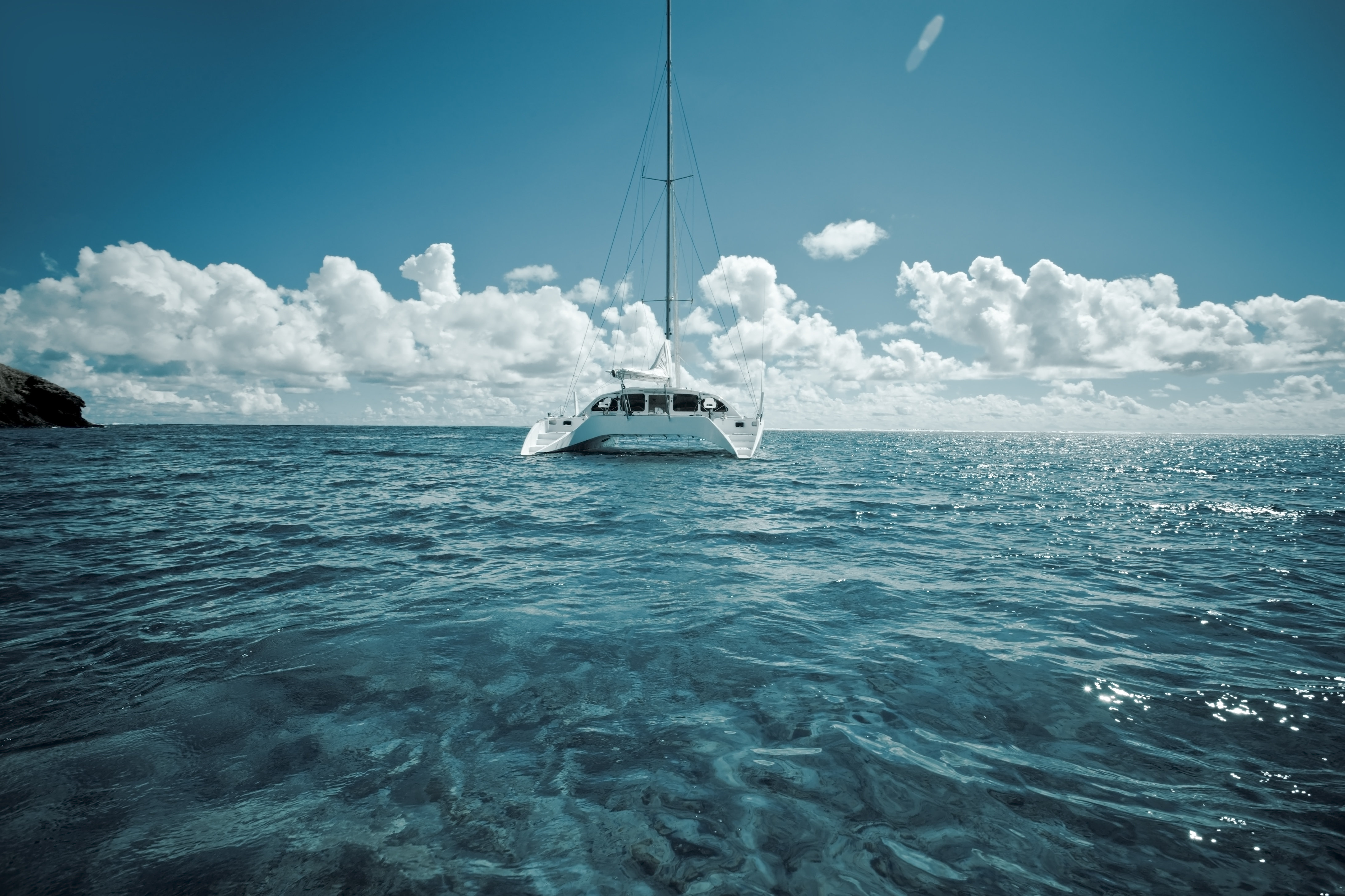 Breakwater Bay Catamaran by Image Supply - Wrapped Canvas Print | Wayfair