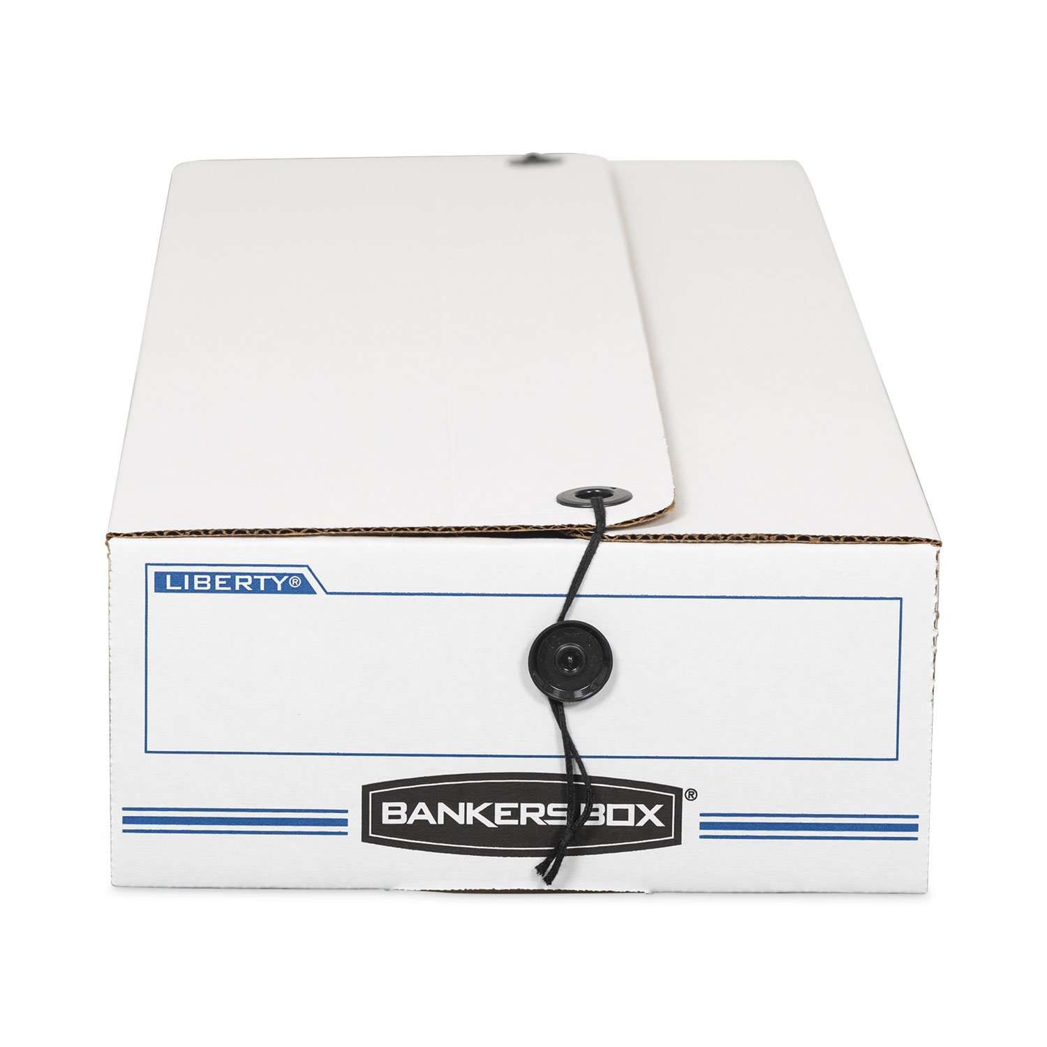 BANKERS BOX Liberty Check/Deposit Slip Storage Box, 9 x 23 x 4, WE/BE ...