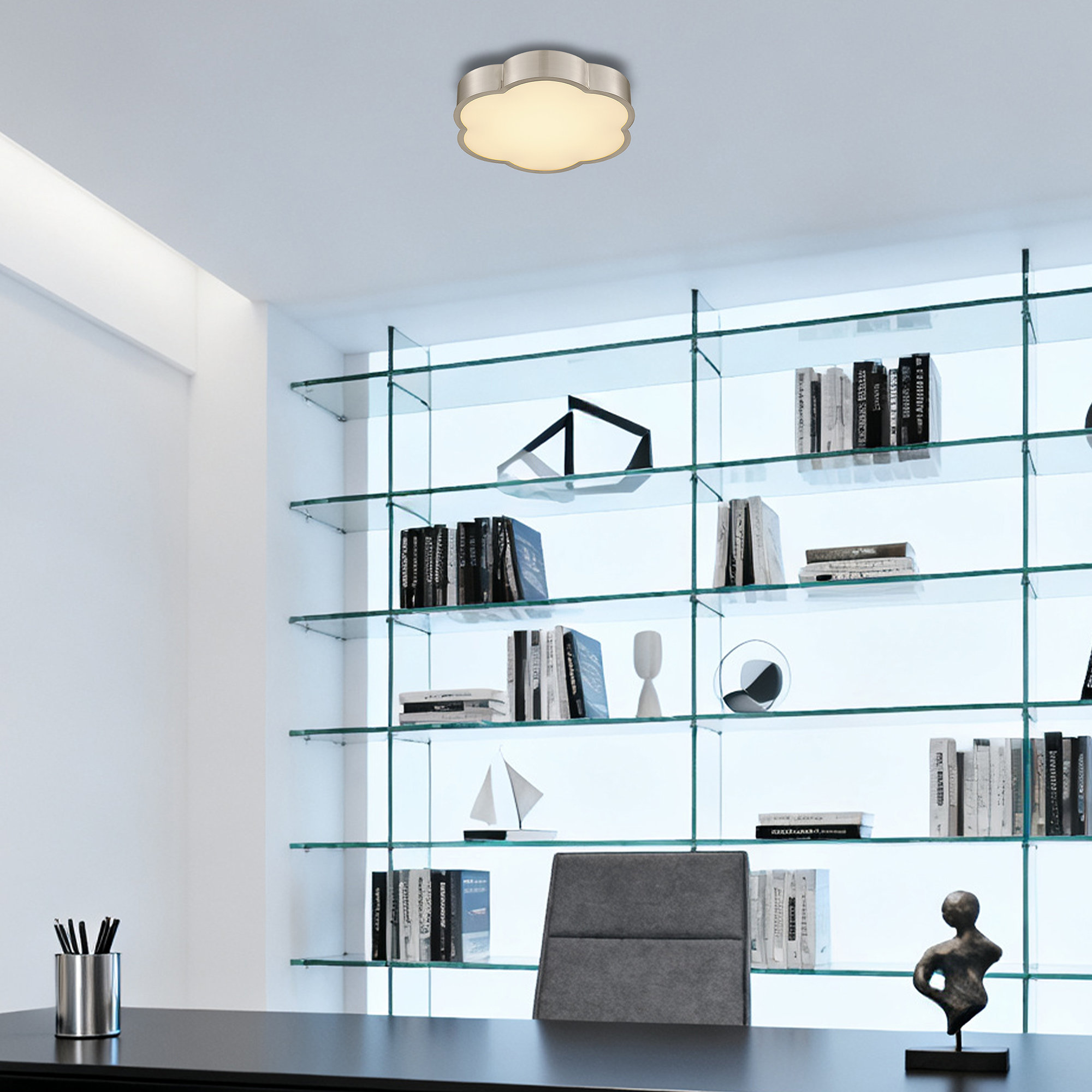 Latitude Run® 1-Light Integrated LED Flush Mount | Wayfair