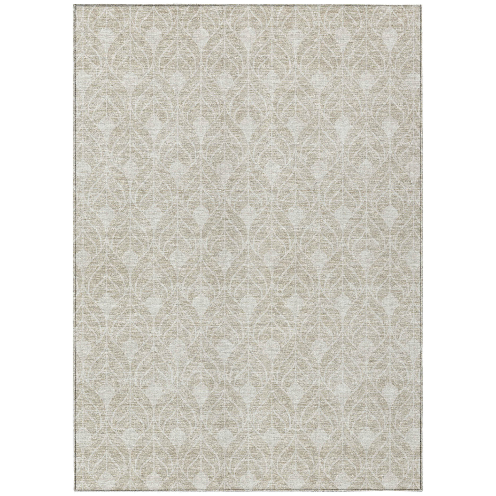 HomeRoots Rectangle Machine Woven Area Rug | Wayfair