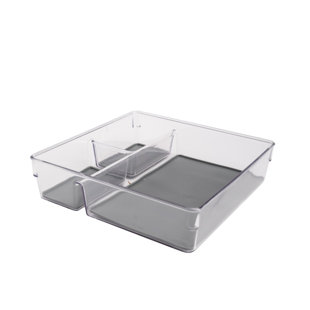 Lexi Home Eco Conscious Clear 3 Compartment Acrylic Organizer Tray ...