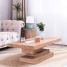 Gracie Oaks Rustic Wood Coffee Table For Living Room | Wayfair