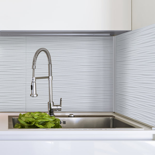 Innovera Decor by Palram 48" x 0.7" Plastic Corner Piece Tile Trim in ...