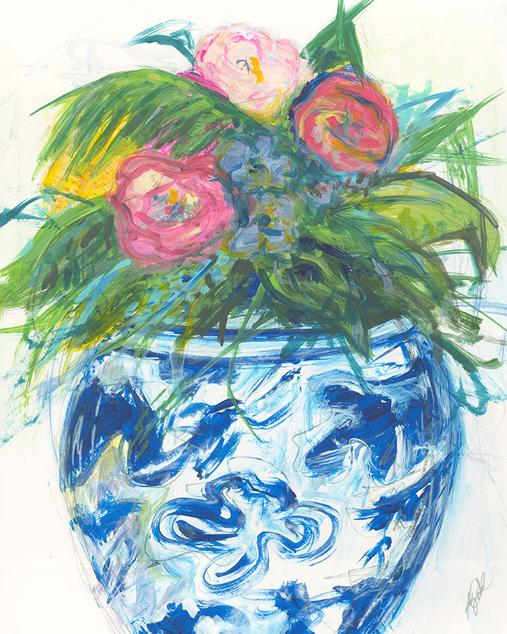 Chelsea Art Studio Kelly O'Neal Still Life 428 Framed On Canvas by ...