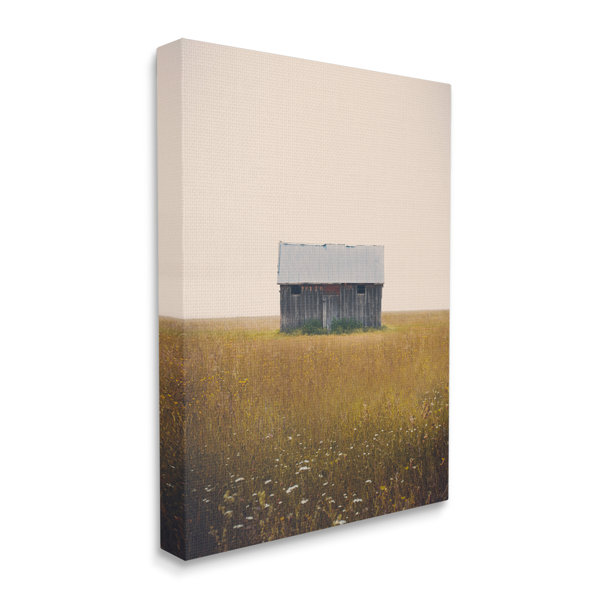 Stupell Industries " Rural Countryside Shack " by Annie Bailey Art ...