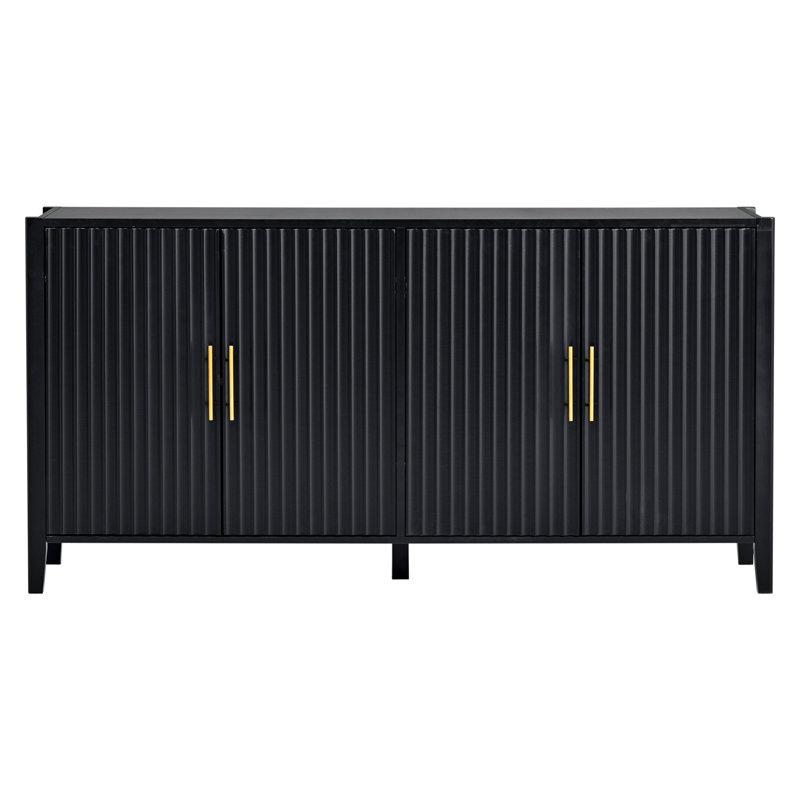 Everly Quinn Condola Modern 63.1" Sideboard, Storage Credenza, Buffet ...