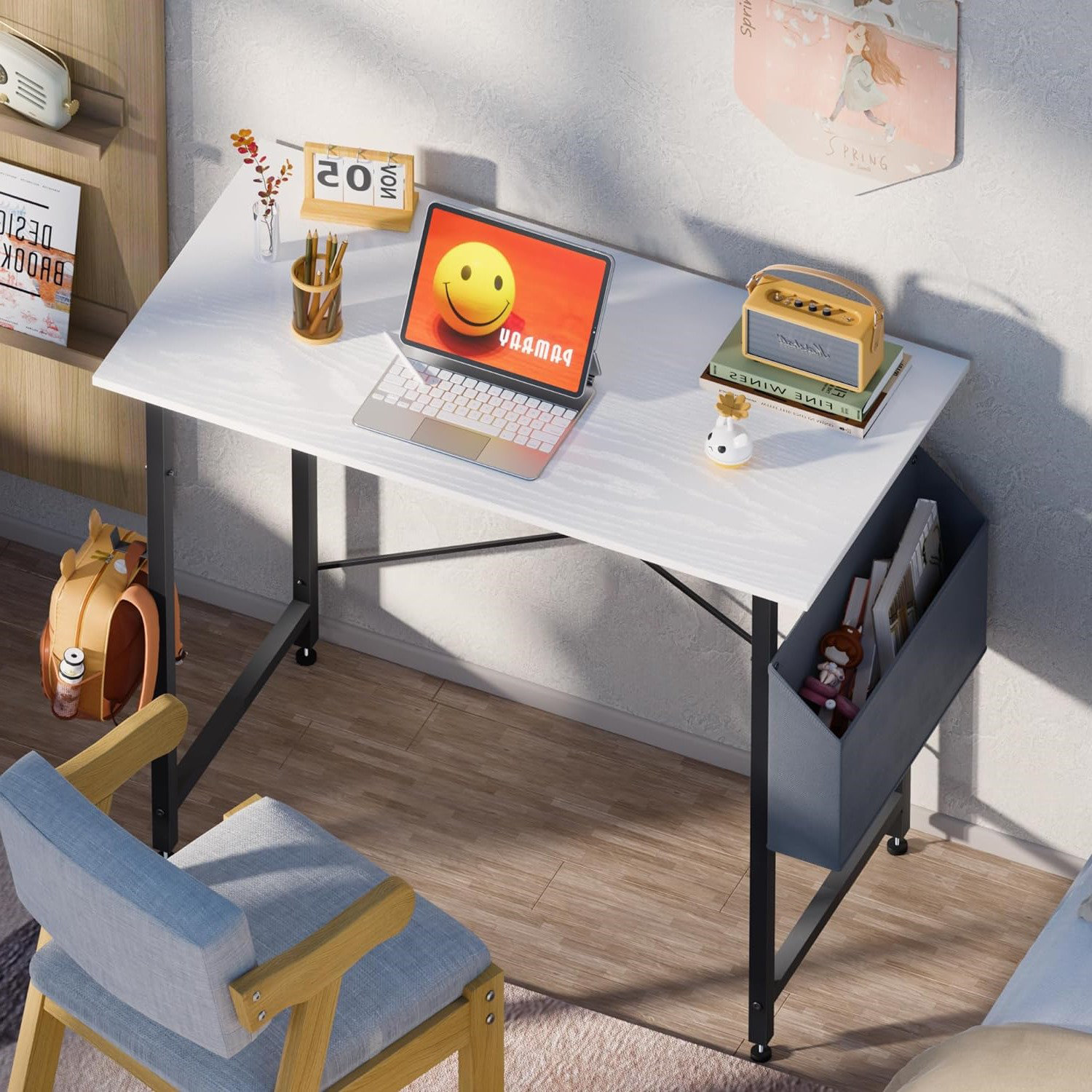 Inbox Zero Mikiel Rectangle Computer Desk | Wayfair