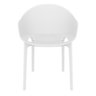 White Patio Dining Chairs You'll Love | Wayfair