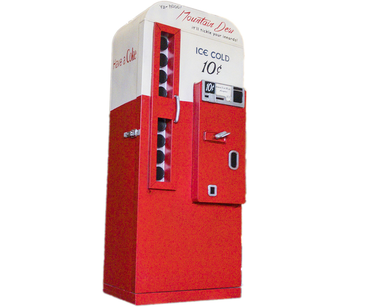 Winston Porter Hollie Coca-Cola Vending Machine Storage Cabinet ...