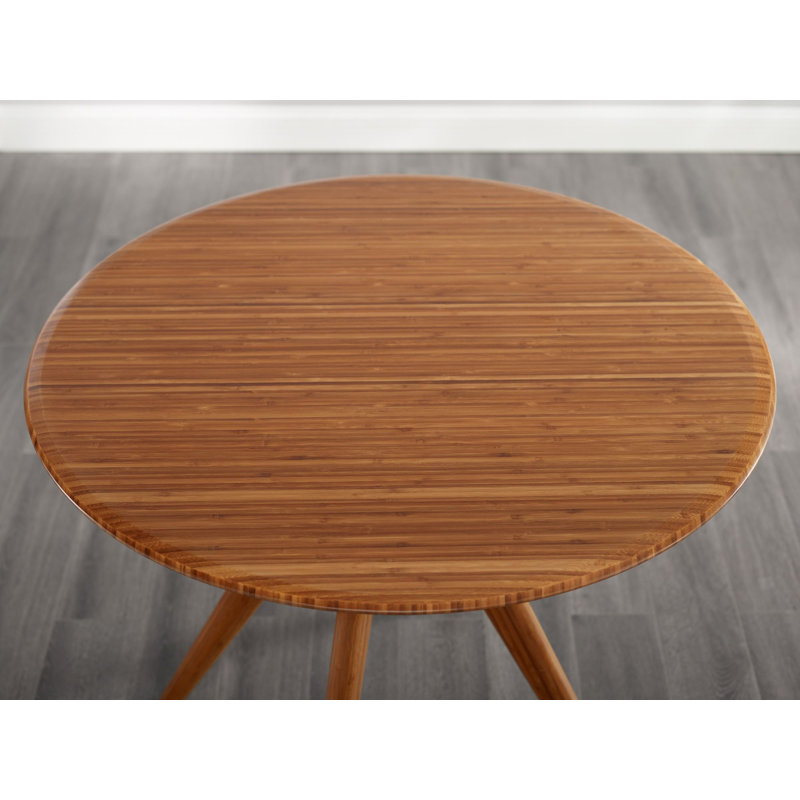 Mercury Row® Evangelista Round Solid Wood Dining Table & Reviews | Wayfair