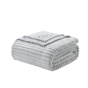 Gray & Silver Blankets & Throws You'll Love | Wayfair