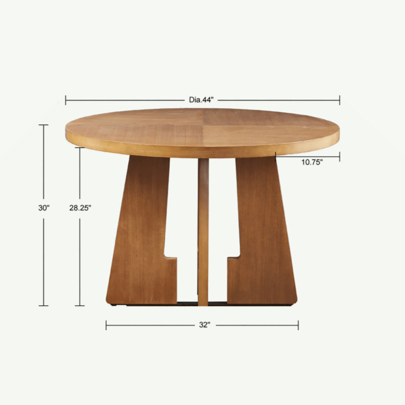 Loon Peak® 44" Round Dining Table | Wayfair