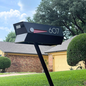 Modbox USA Modern Post Mounted Mailbox & Reviews | Wayfair