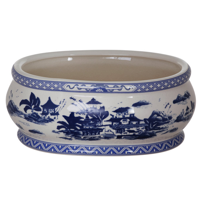 Winward Silks China Village Handmade Pot Planter & Reviews | Wayfair