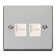 Metro Lane Polished Chrome Secondary Telephone Twin Socket | Wayfair.co.uk