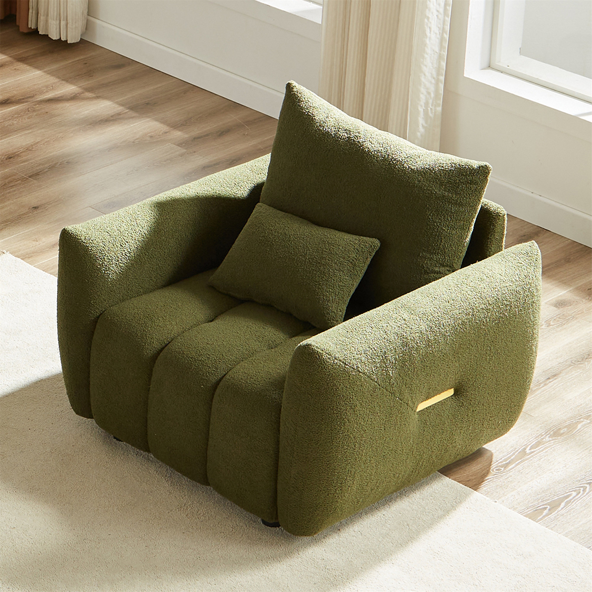 Latitude Run® Mithushan 39.7'' Wide Barrel Chair | Wayfair