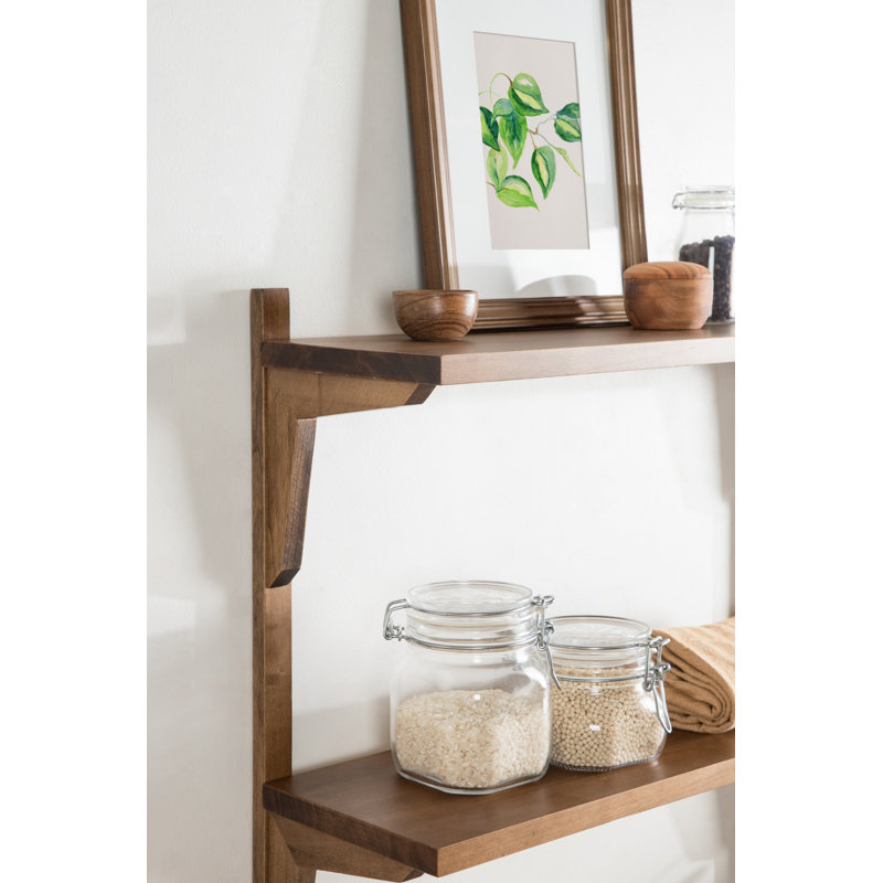 Baez Poplar Solid Wood Wall Shelf & Reviews | AllModern