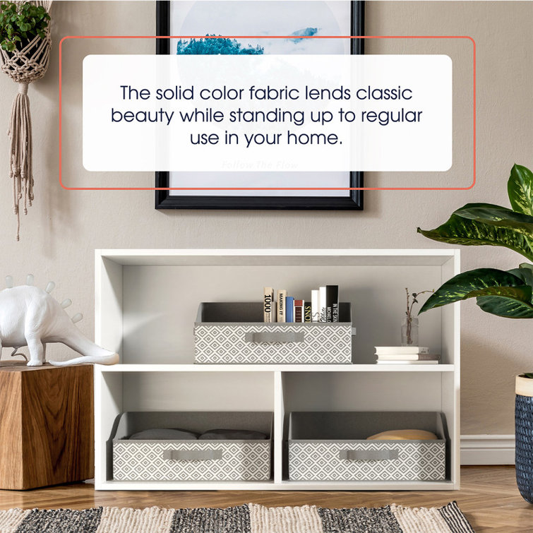 Ebern Designs 3 Pack Collapsible Trapezoid Storage Bins Bin & Reviews ...