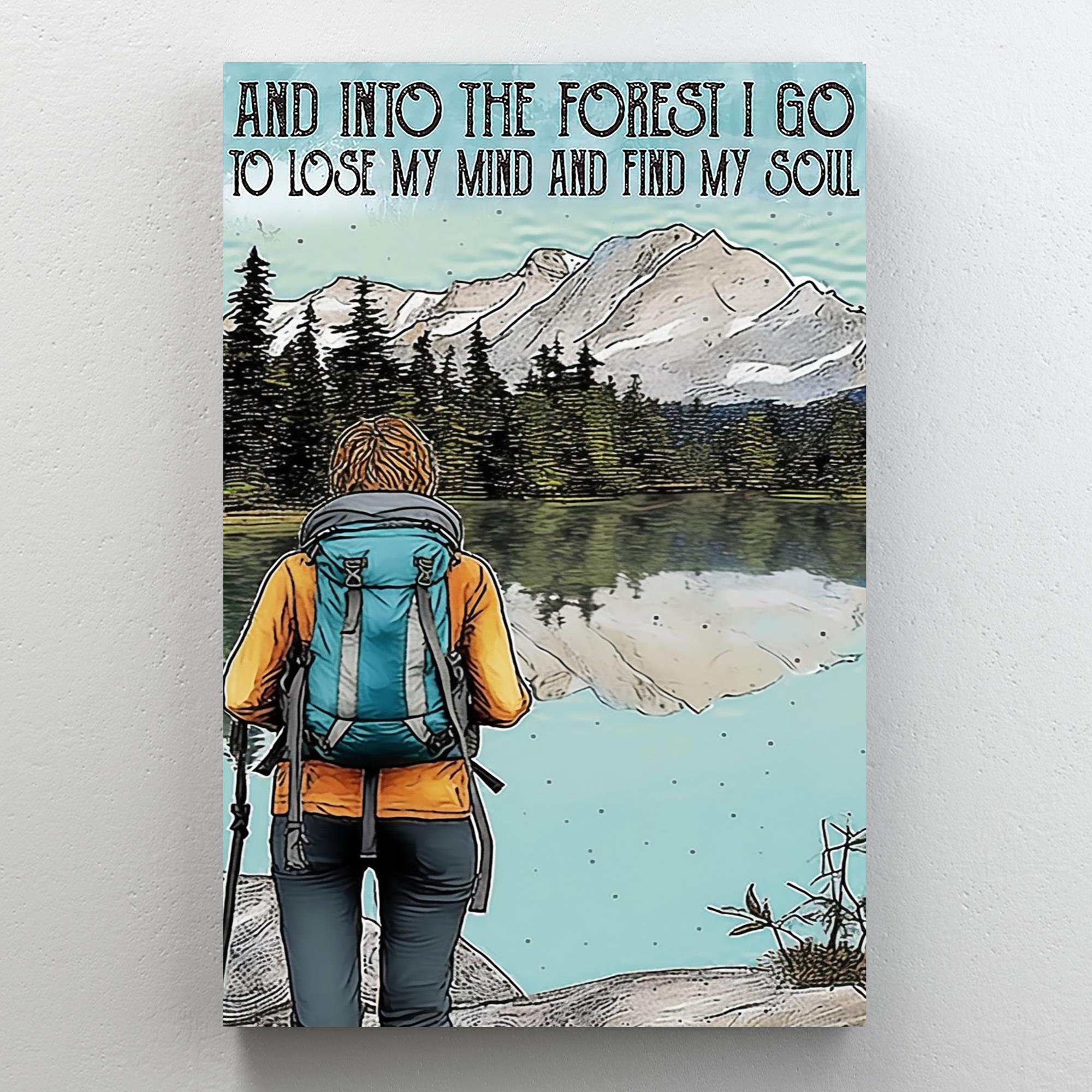 Trinx Hiking And Into The Forest - 1 Piece Rectangle Gra Hiking And ...