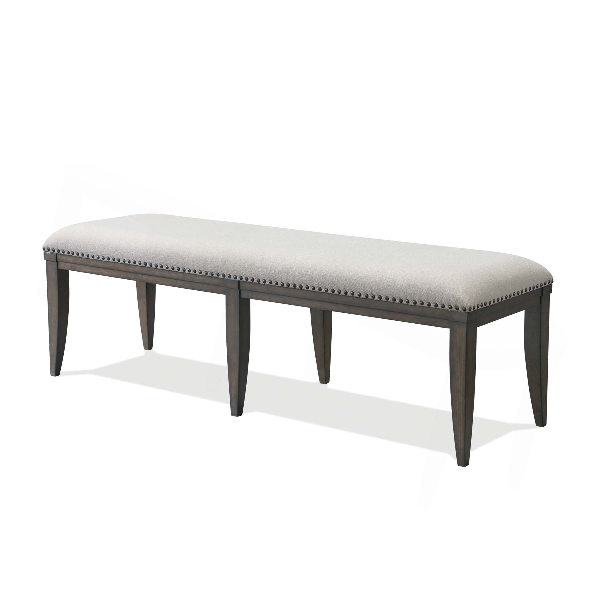 Rosdorf Park Grant Nailhead Trim Upholstered Dining Bench | Wayfair