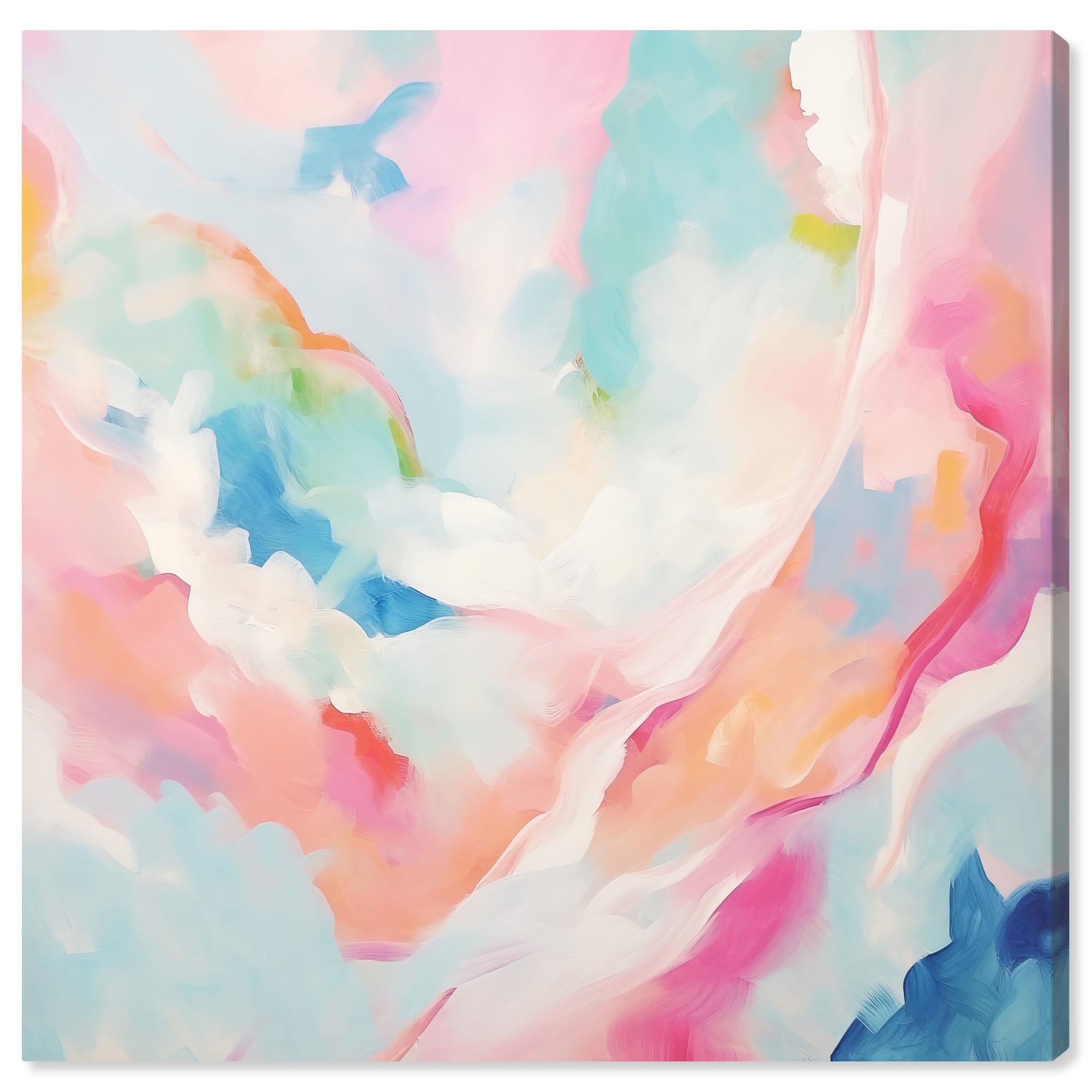 Brayden Studio® Soft Swirls I Canvas Spring Abstracts by | Wayfair