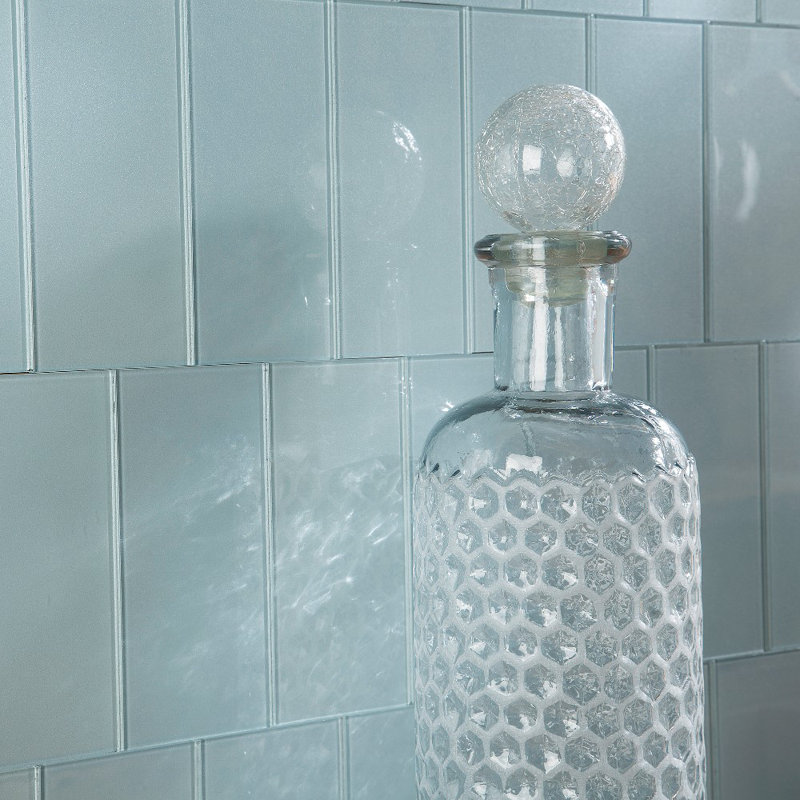 Aspect Glacier 6" x 3" Glass Subway Backsplash Tile & Reviews | Wayfair