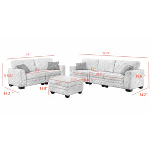 Legend Furniture 3 Piece Living Room Set | Wayfair