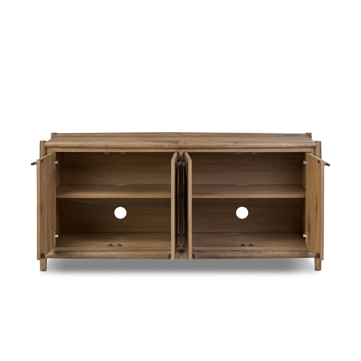 Birch Lane™ Cayenne 4 Door Sideboard-Weathered Oak | Birch Lane