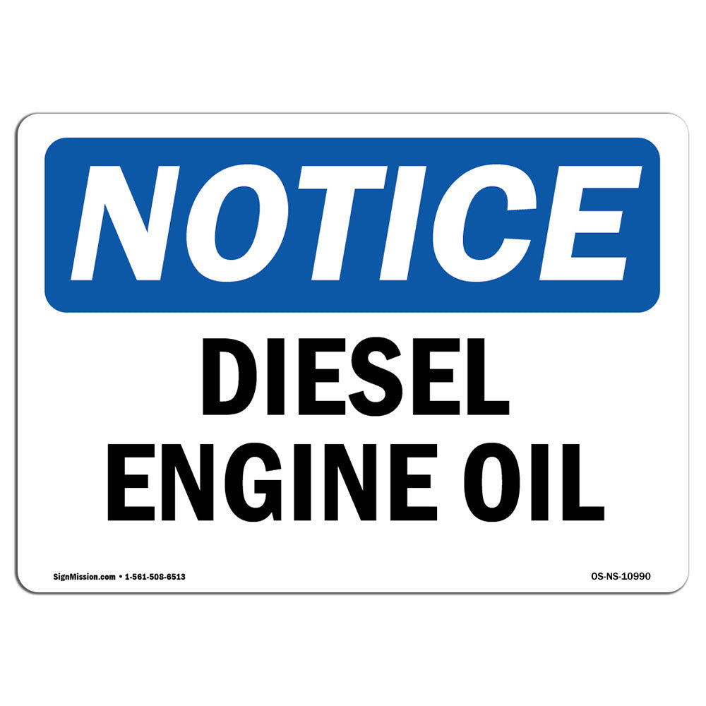 SignMission Diesel Engine Oil Sign | Wayfair