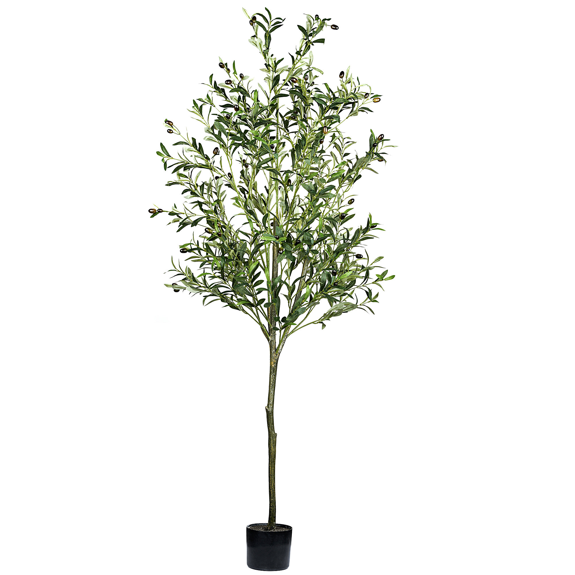Primrue 72'' Artificial Olive Tree in Pot & Reviews | Wayfair