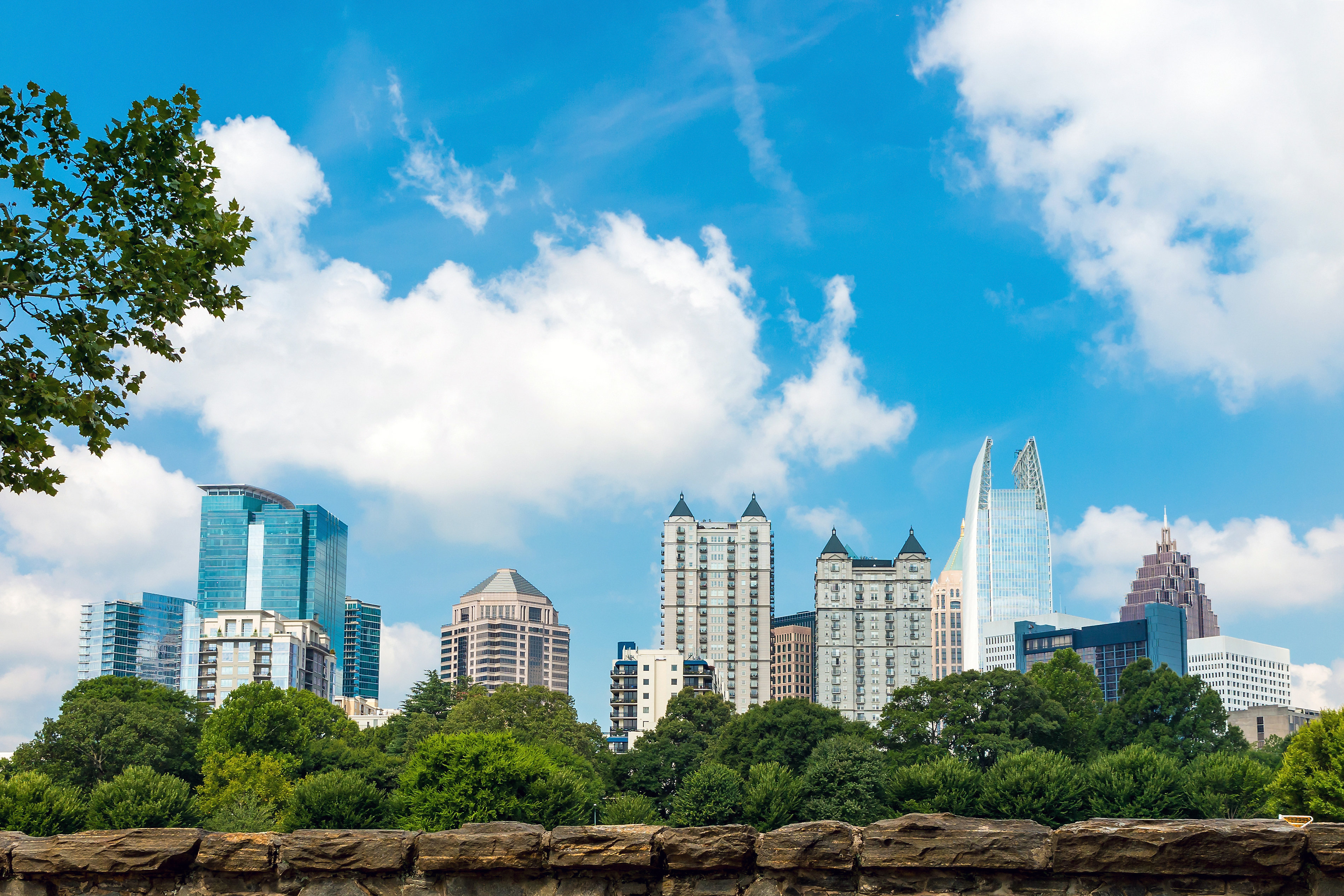 17 Stories Skyline of Atlanta by F11Photo - Wrapped Canvas Photograph ...