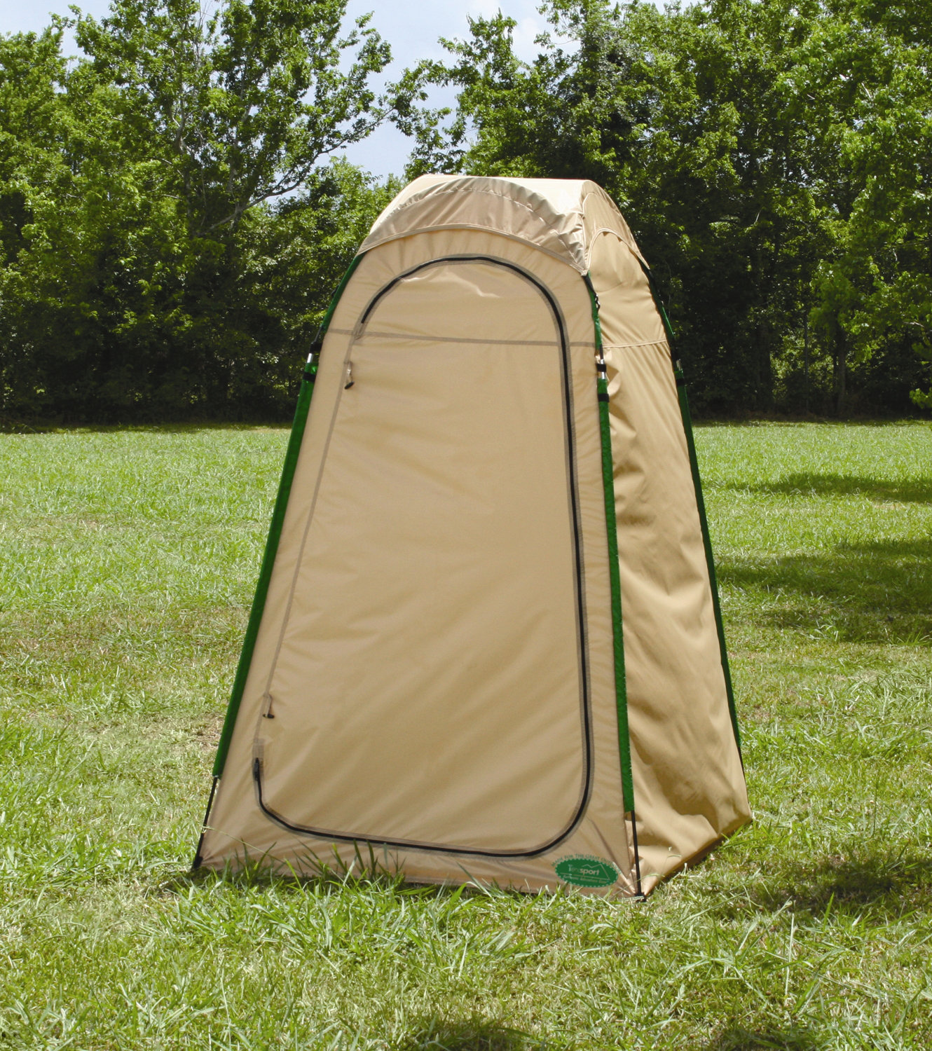 Texsport Hilo Hut Privacy Shelter in Tan / Hunter Green & Reviews | Wayfair