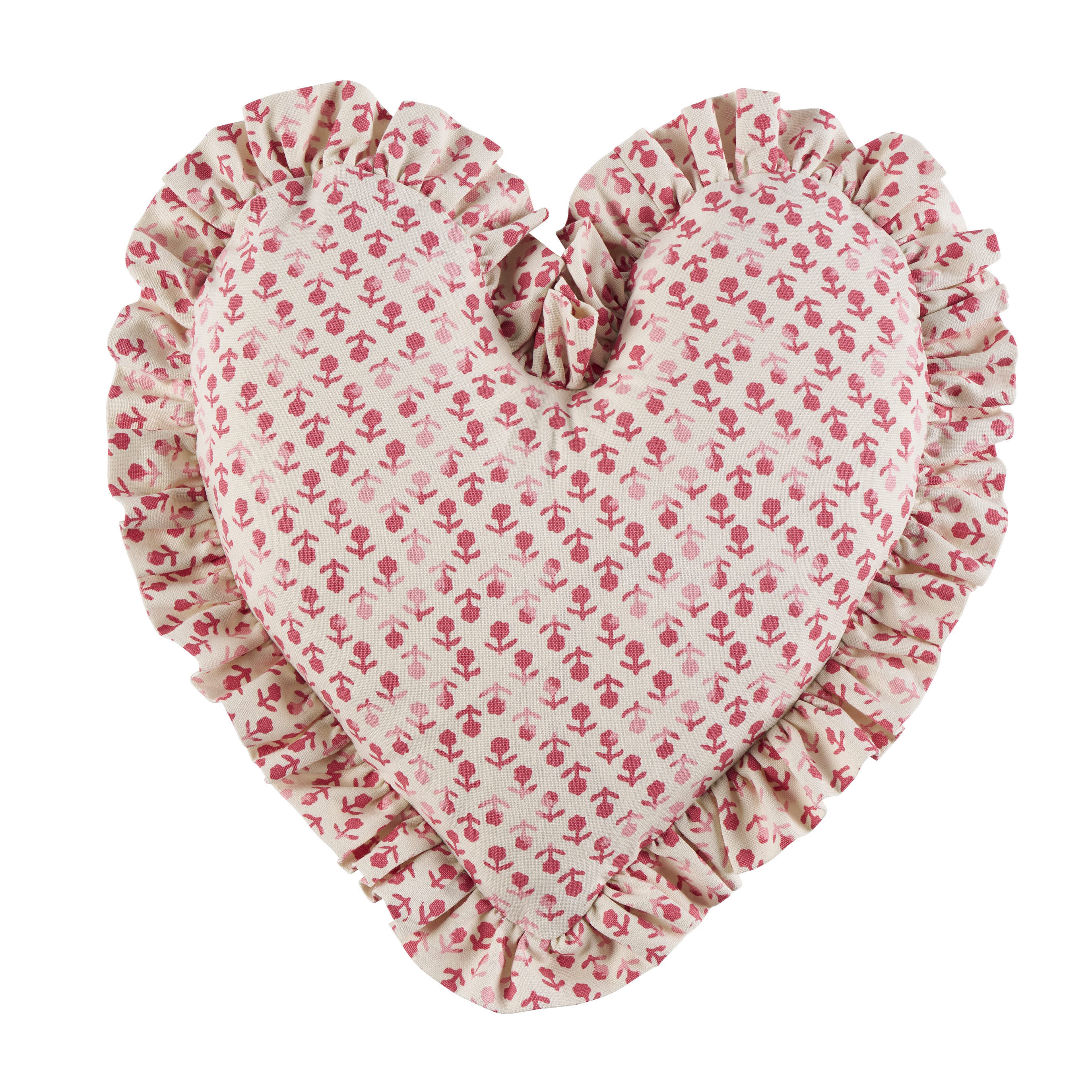 Schumacher Beatriz Handprint Heart Pillow | Wayfair