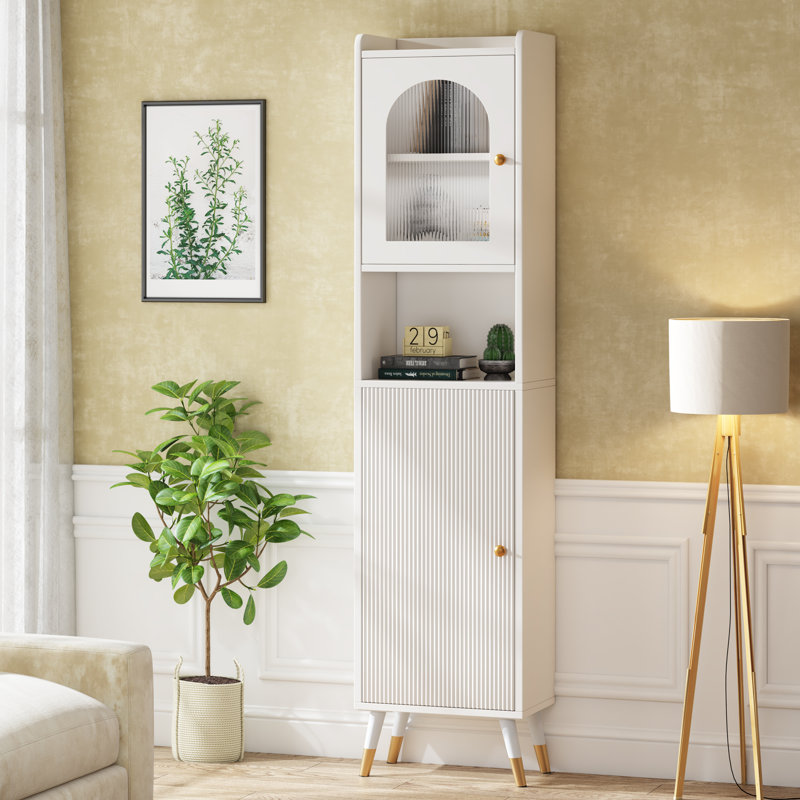 Mercer41 Maidenhead Freestanding Linen Cabinet & Reviews | Wayfair