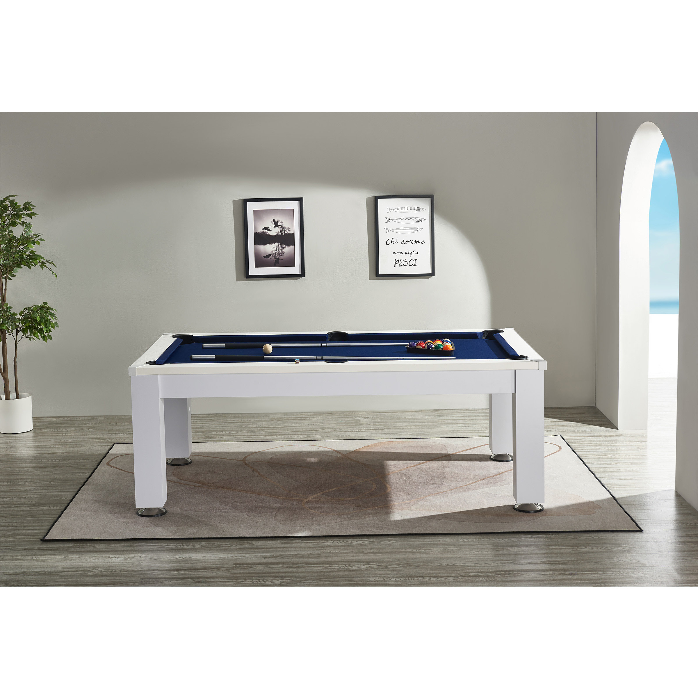 Imperial International Esterno 7' Outdoor Slate Pool Table | Wayfair