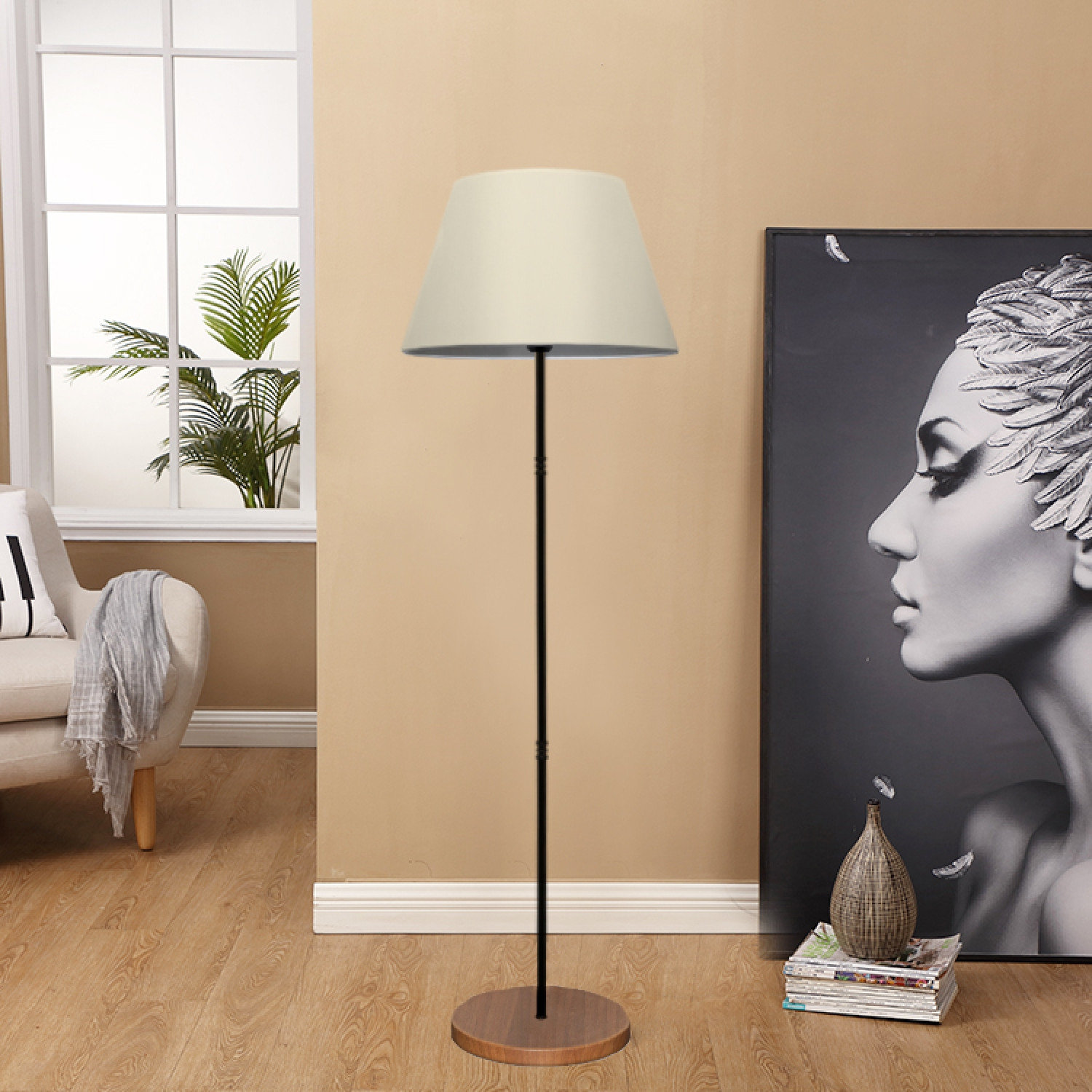 East Urban Home Irvyn 57" Floor Lamp | Wayfair