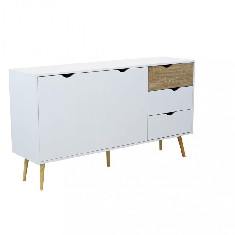 Mikado Living Venita 3 Drawer Combi Chest | Wayfair.co.uk