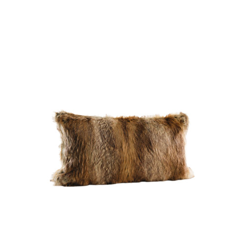 FABULOUS-FURS Signature Series Faux Fur Pillow Fisher | Wayfair