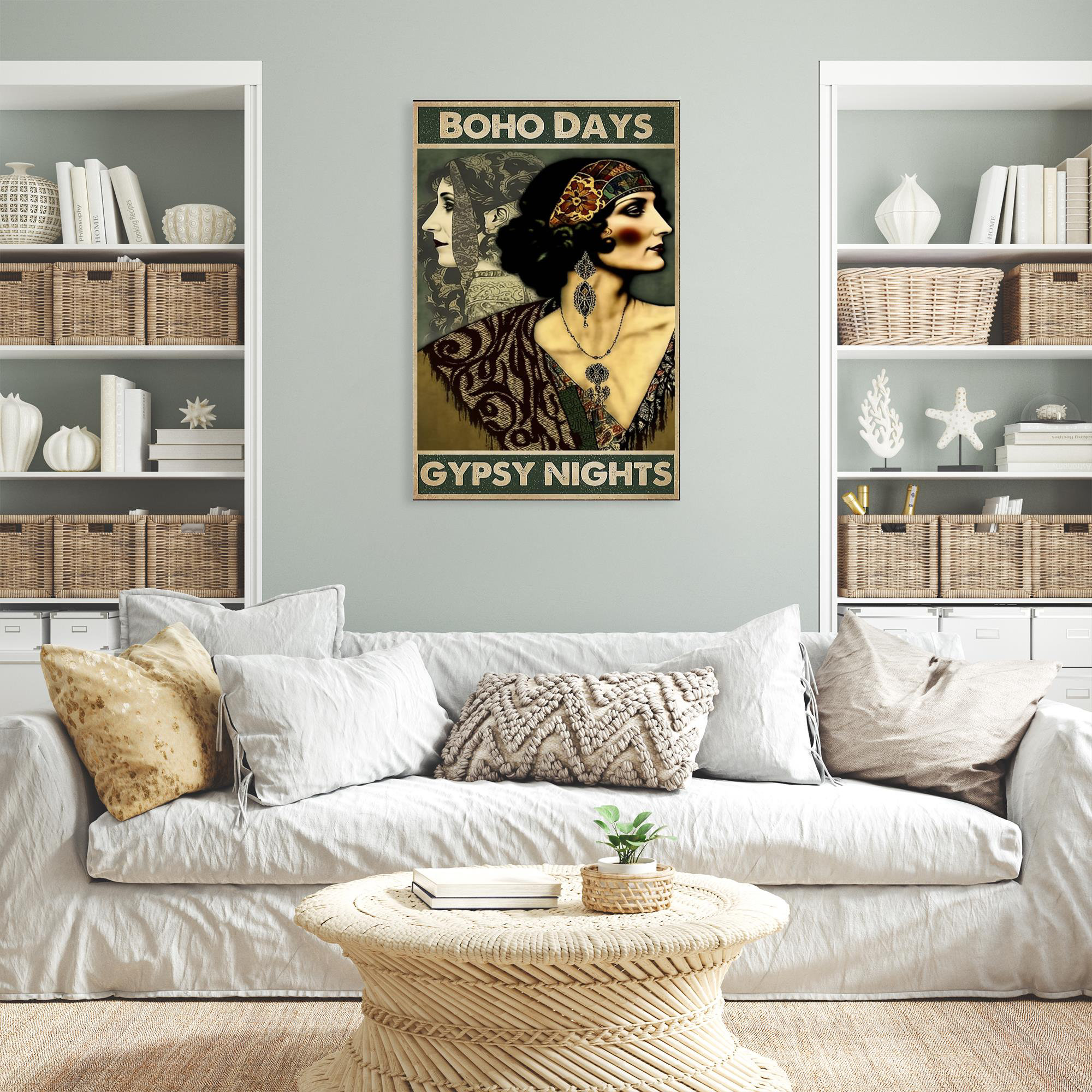 Trinx Boho Days Gypsy Nights - 1 Piece Rectangle Graphic Boho Days ...