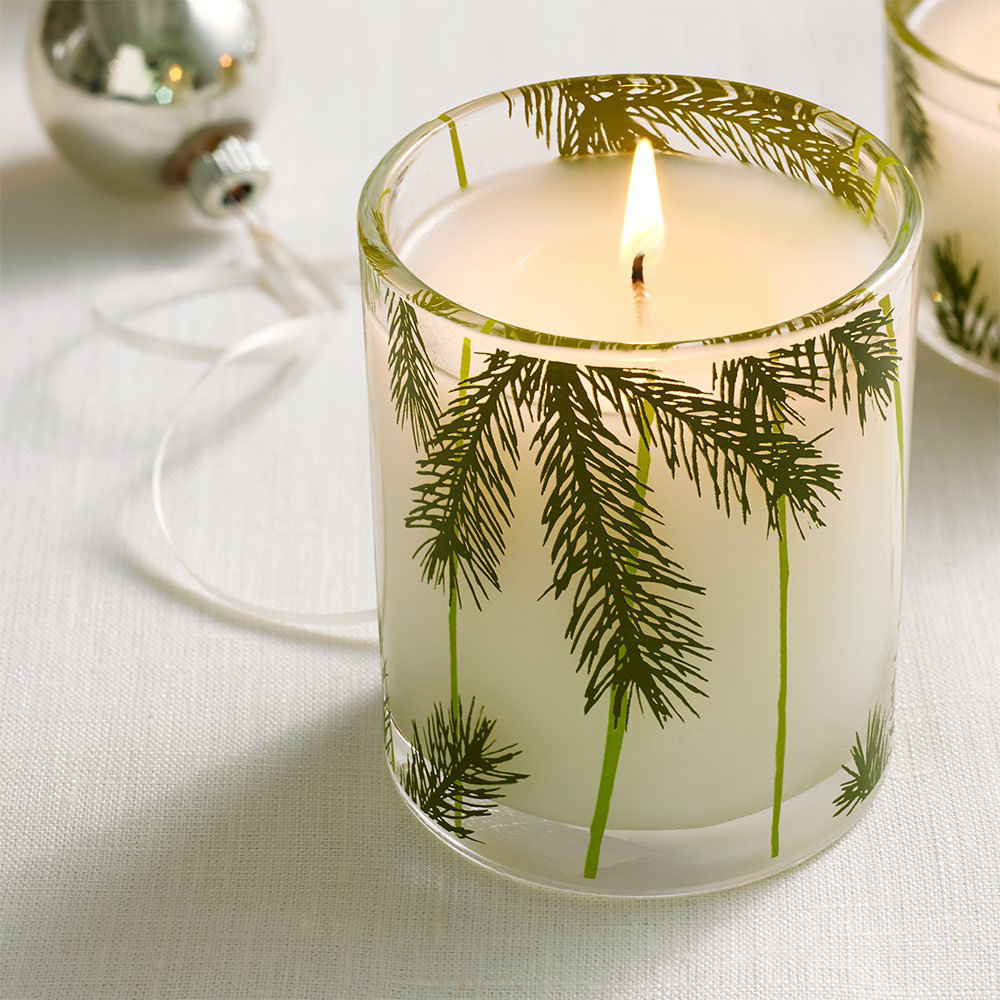 The Holiday Aisle® Fir Pine Needle Candle - Richly Scented Candle For A ...