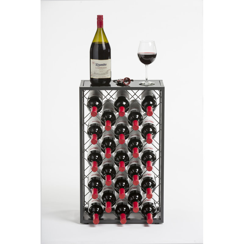 Red Barrel Studio® Medlin Floor Wine Bottle Rack & Reviews | Wayfair