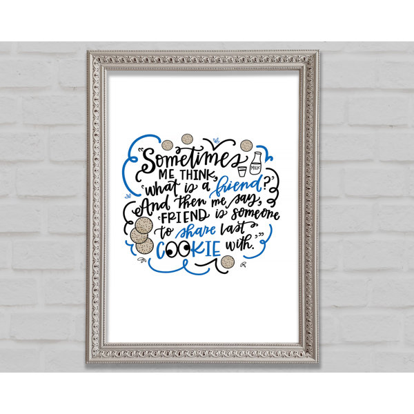 Bright Star Cookie Friend - Single Picture Frame Art Prints | Wayfair.co.uk