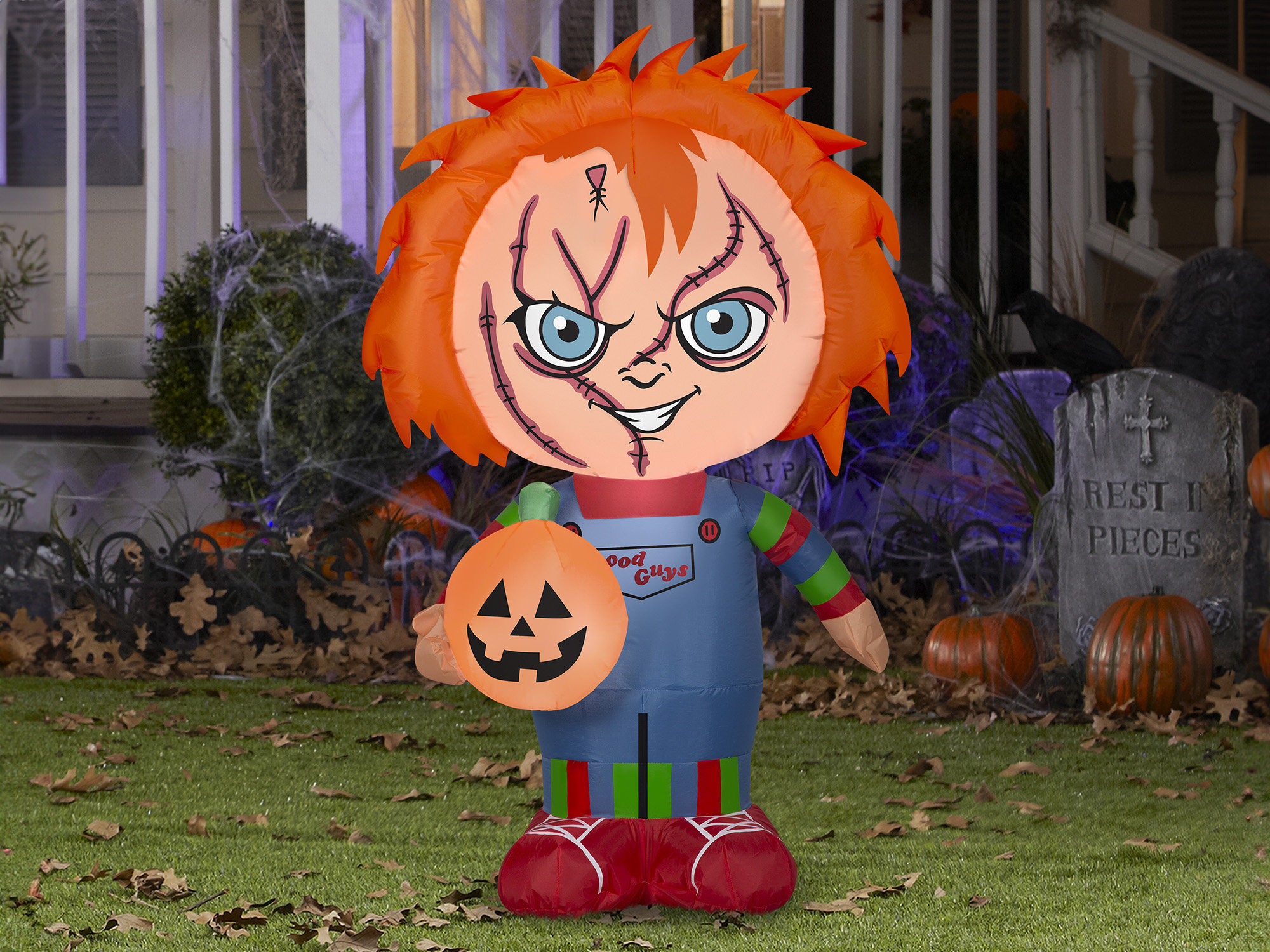 Gemmy Industries 3.5 Foot Child's Play Chucky Light Up Halloween ...