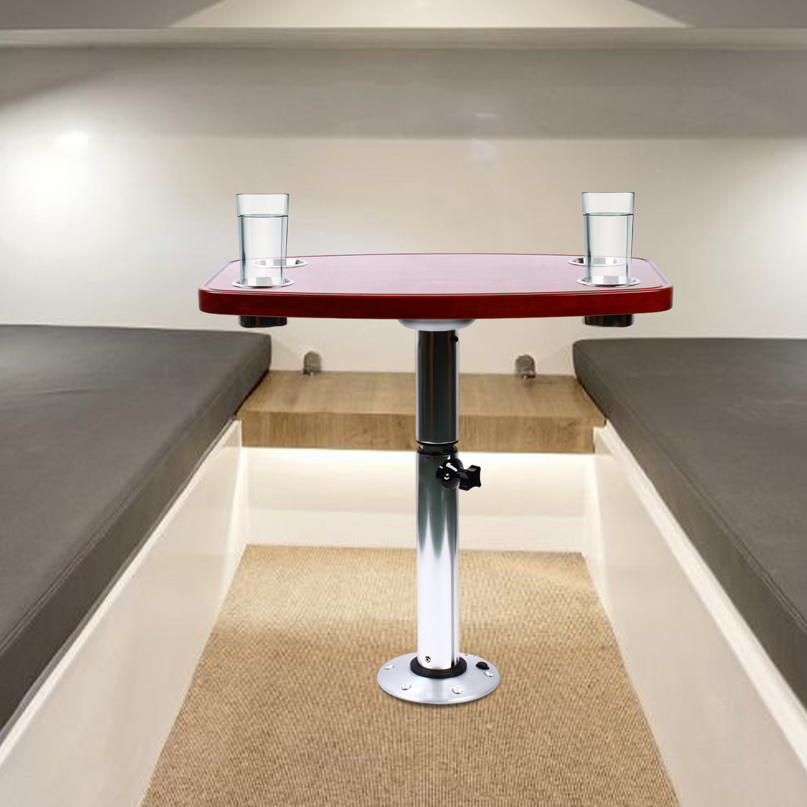 YYBSH Table with 4 Cup Slots & Reviews - Wayfair Canada