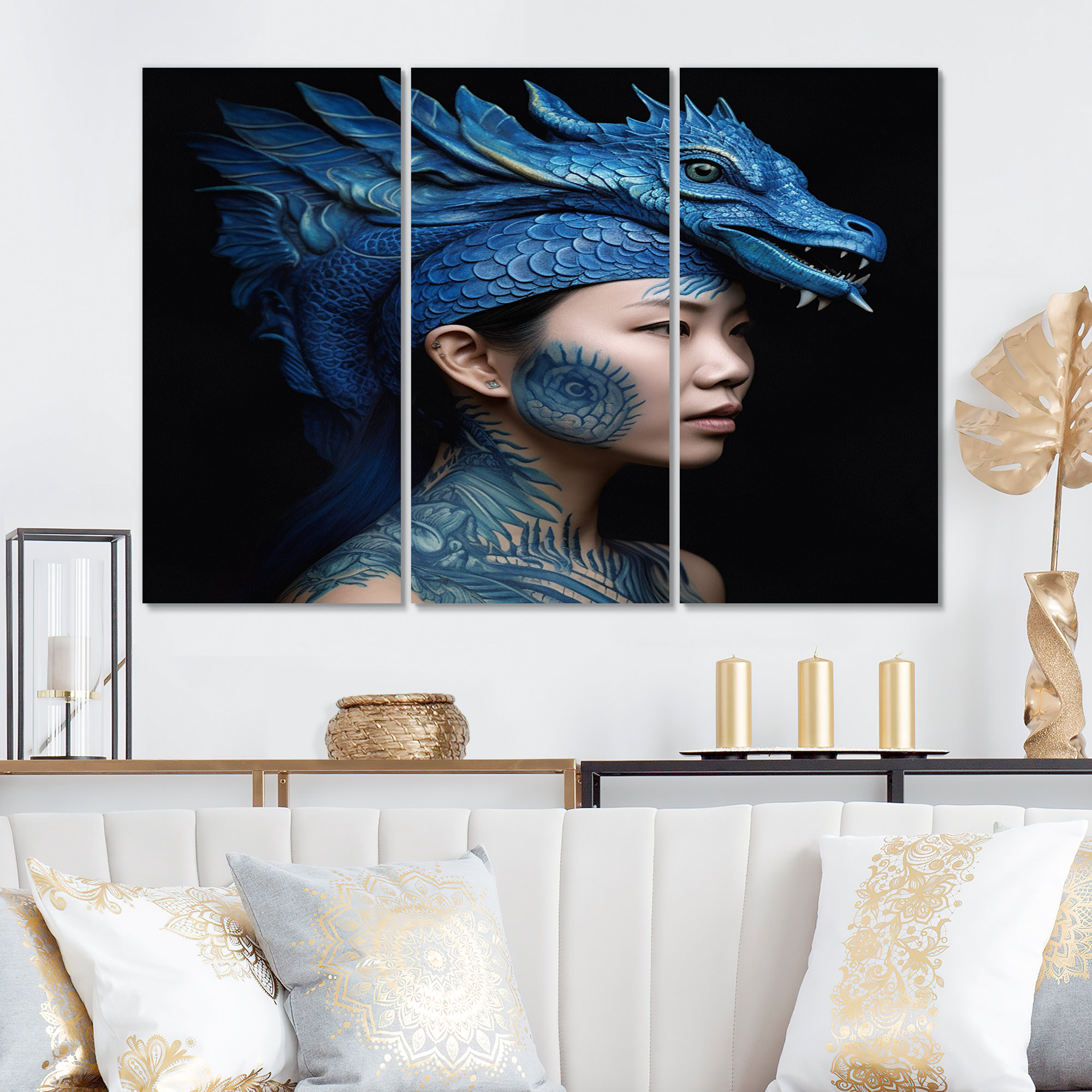 Trinx Asian Native Japanese Ainu Goddess II - Asian Woman Canvas Print ...