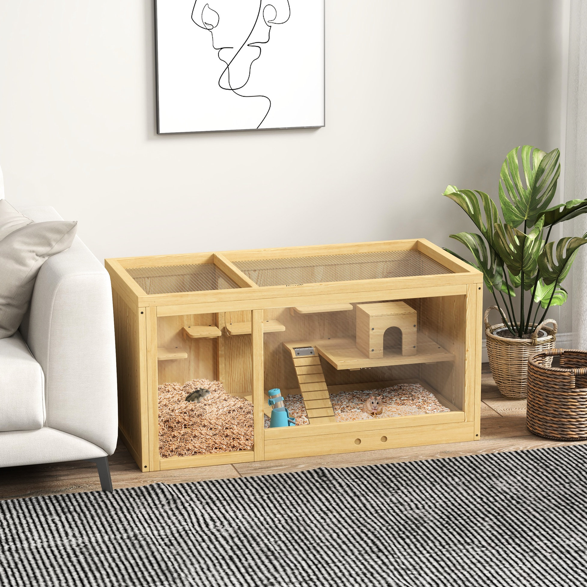 Tucker Murphy Pet™ Wooden Hamster Sanctuary - Extra Large, Multi-Layer ...