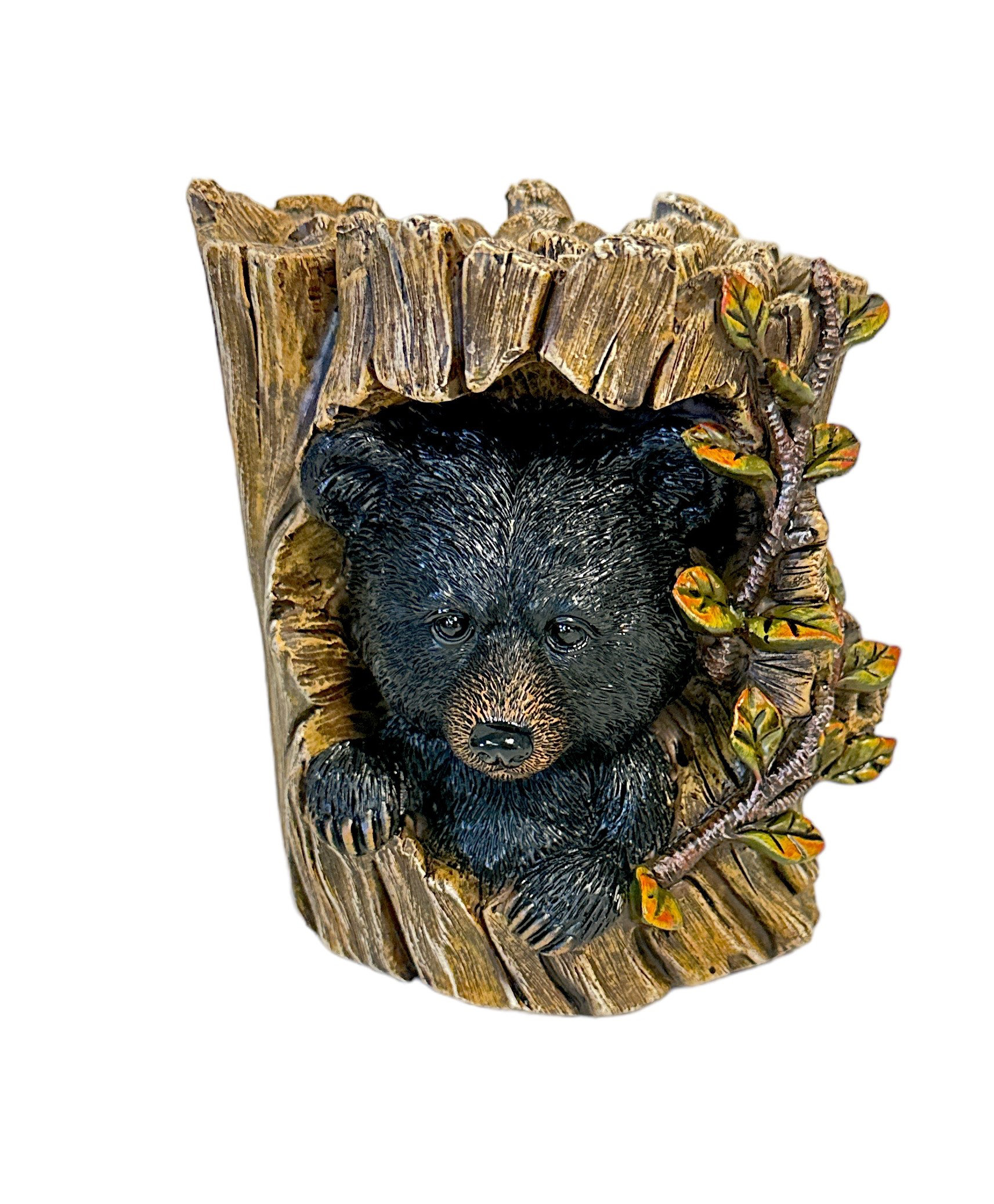 Millwood Pines Polyresin Black Bear Head Tree Woodland Forest Rustic ...