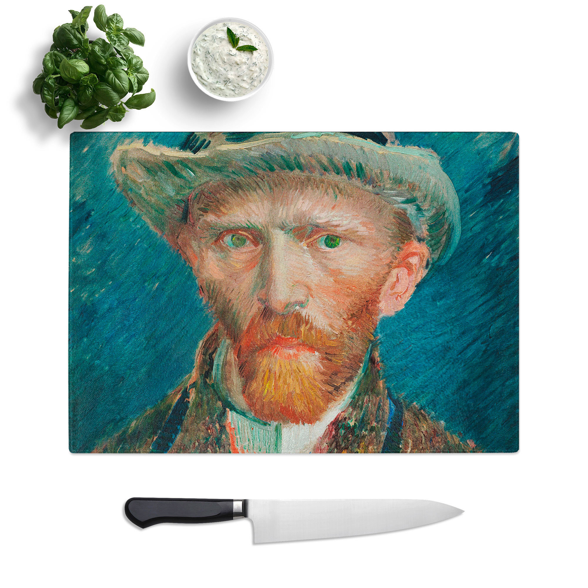 East Urban Home Self-Portrait Vol.2 by Vincent Van Gogh Chopping Board ...