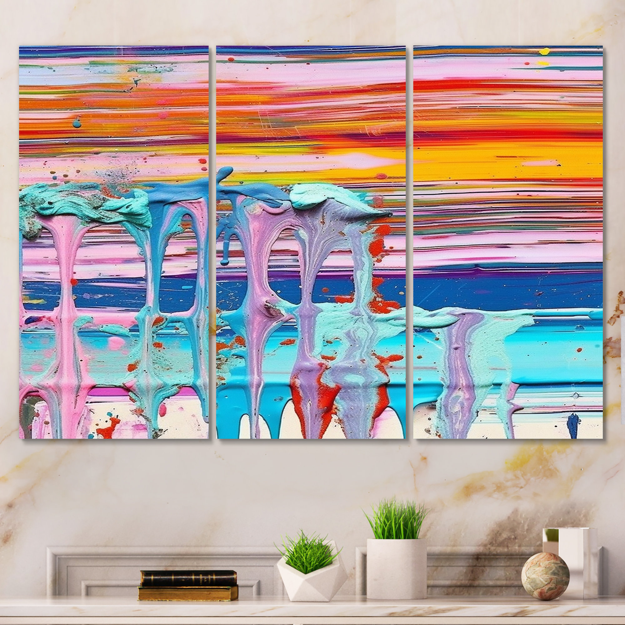 Design Art Contemporary Here Abstract Expressionism III - Abstract Wall ...