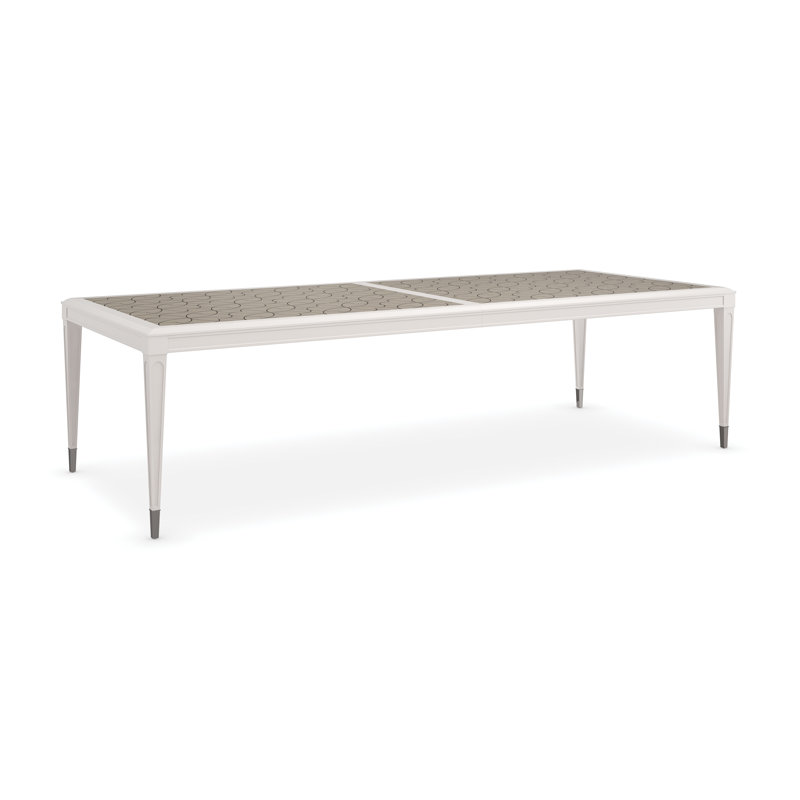 Caracole Classic Lattice Gather Rectangular Dining Table | Wayfair